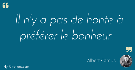 Citations de Albert Camus