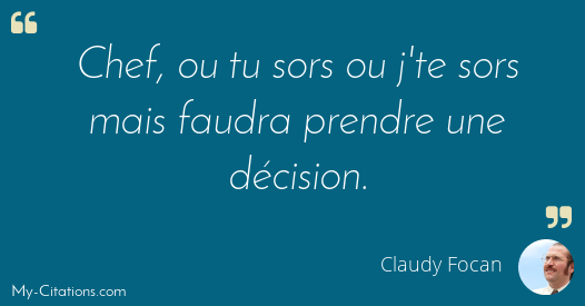 Citations de Claudy Focan