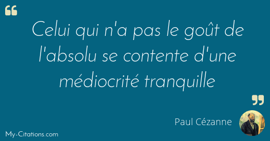 Citations de Paul Cézanne