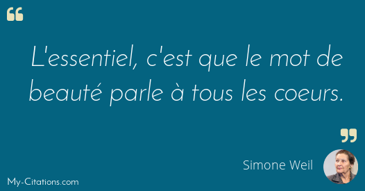 Citations de Simone Weil